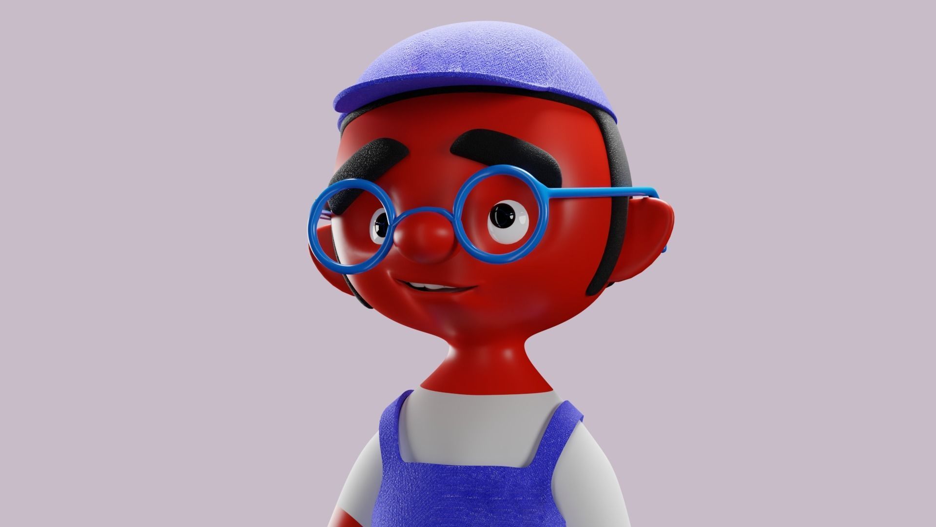 3D model 3D Character Rojo VR / AR / low-poly | CGTrader