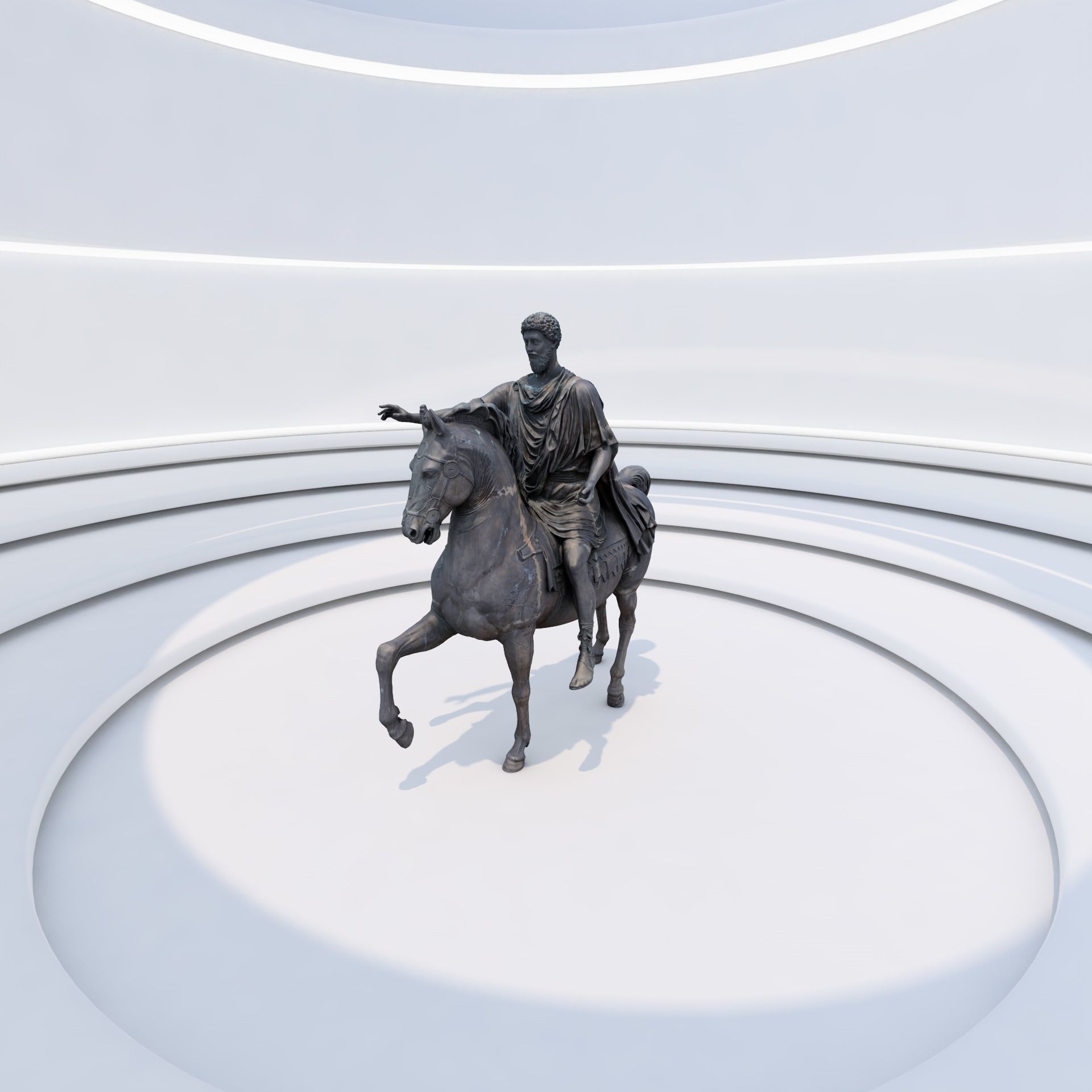 VR Museum Exhibition Art Gallery 3D model | CGTrader