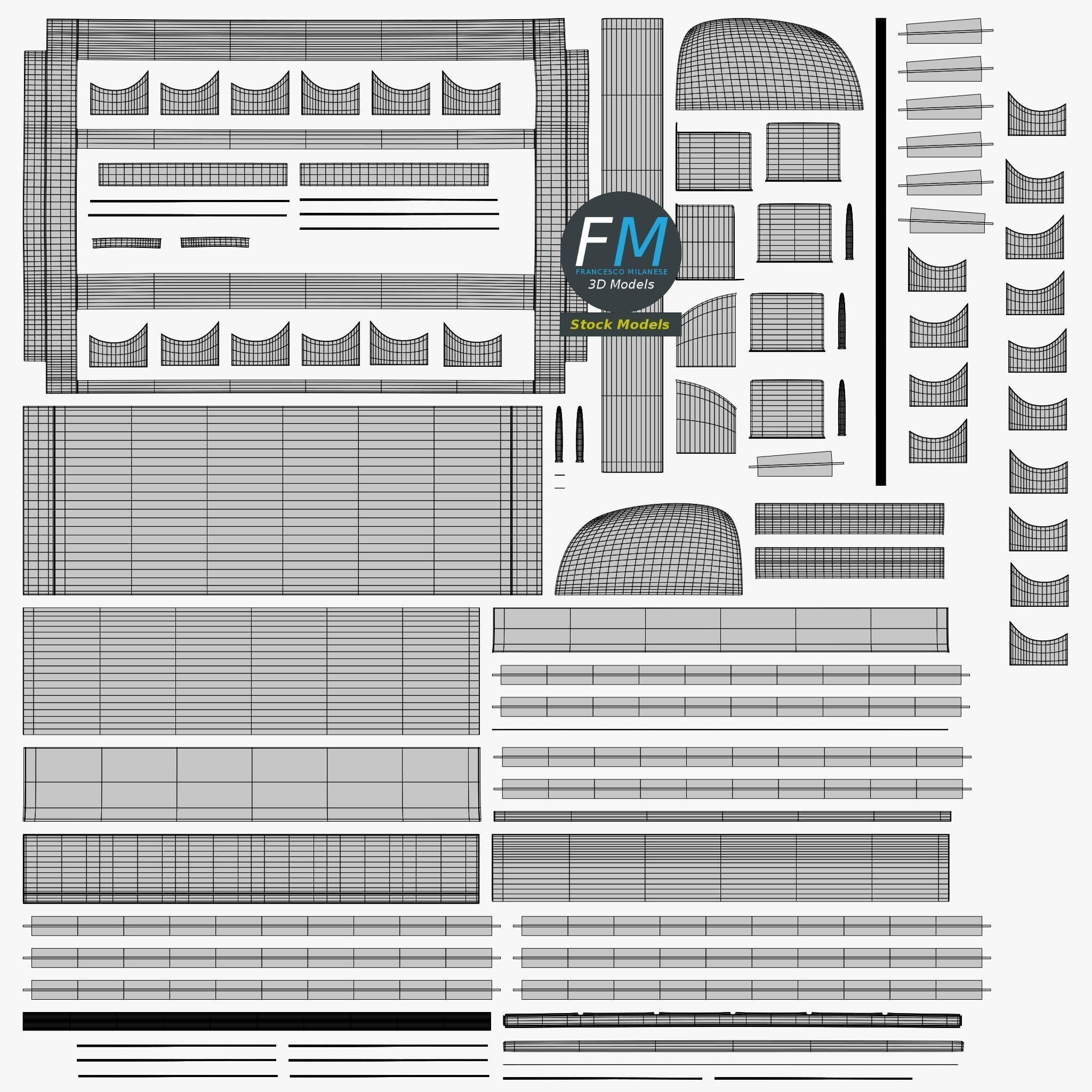 Air conditioner internal unit 3D model | CGTrader