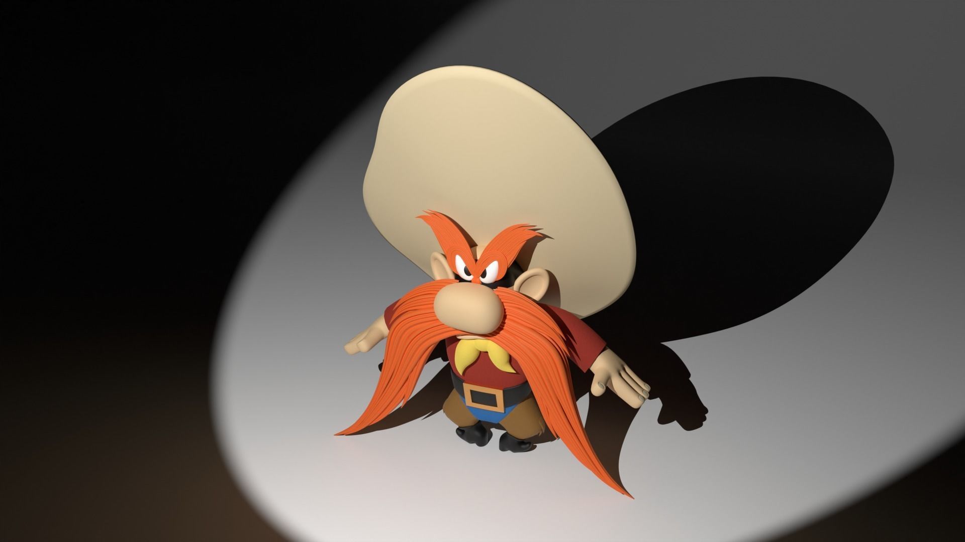 Yosemite Sam 3D model | CGTrader