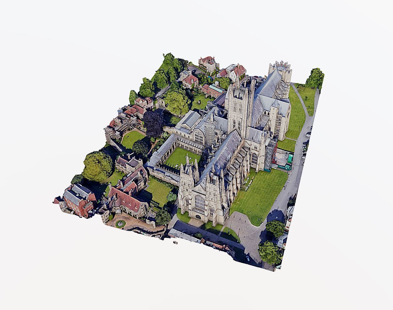 3D model Canterbury Cathedral VR / AR / low-poly | CGTrader