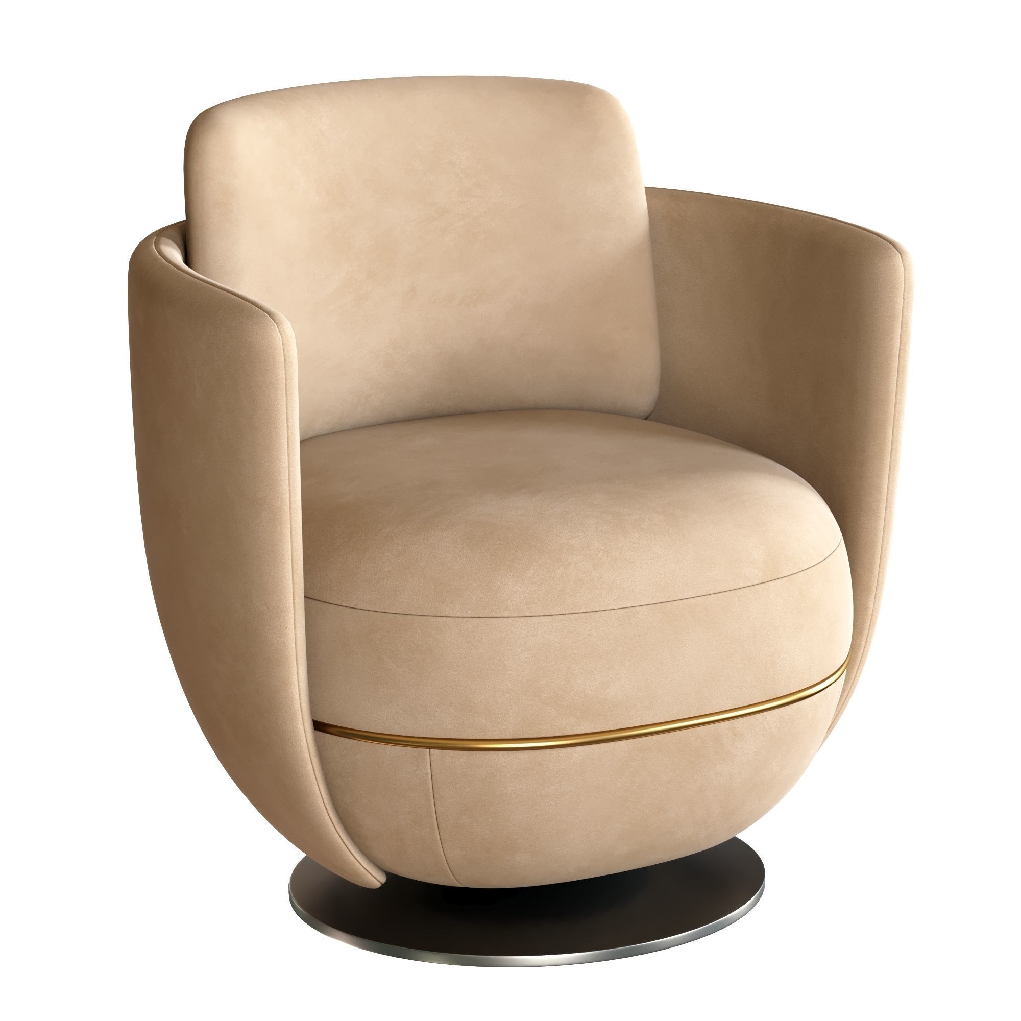 Miles Lounge Armchair 3D model | CGTrader