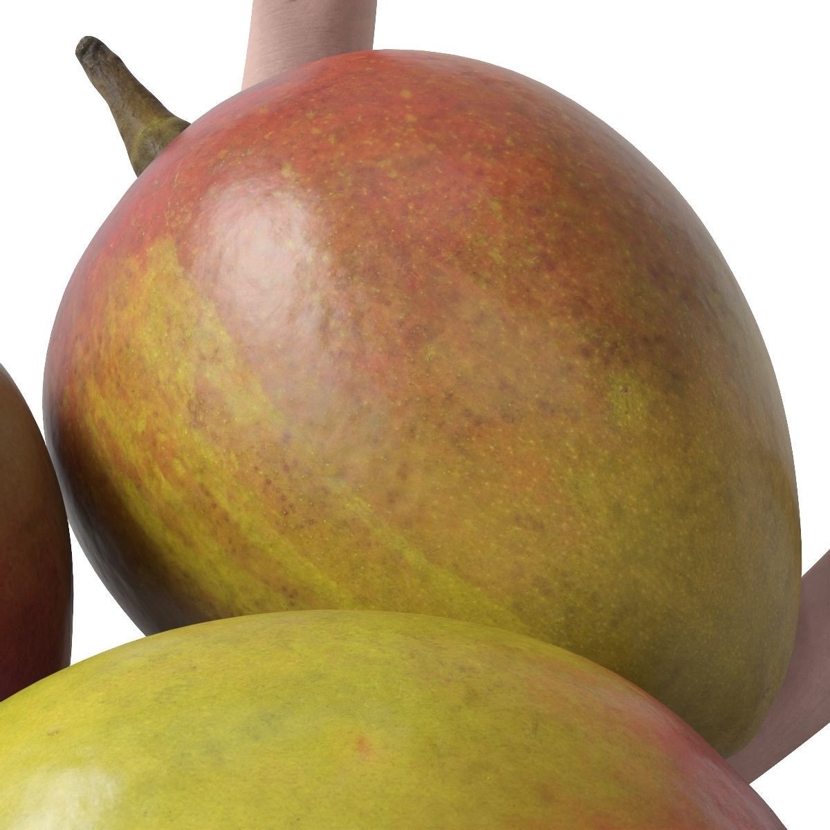 Nested bowl with mango 3D model | CGTrader