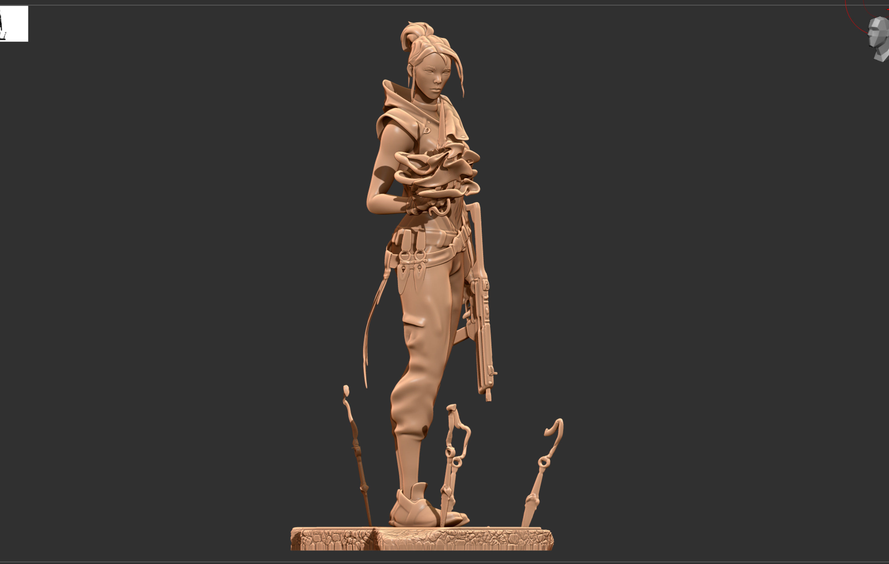 Valorant Jett 3D model 3D printable | CGTrader
