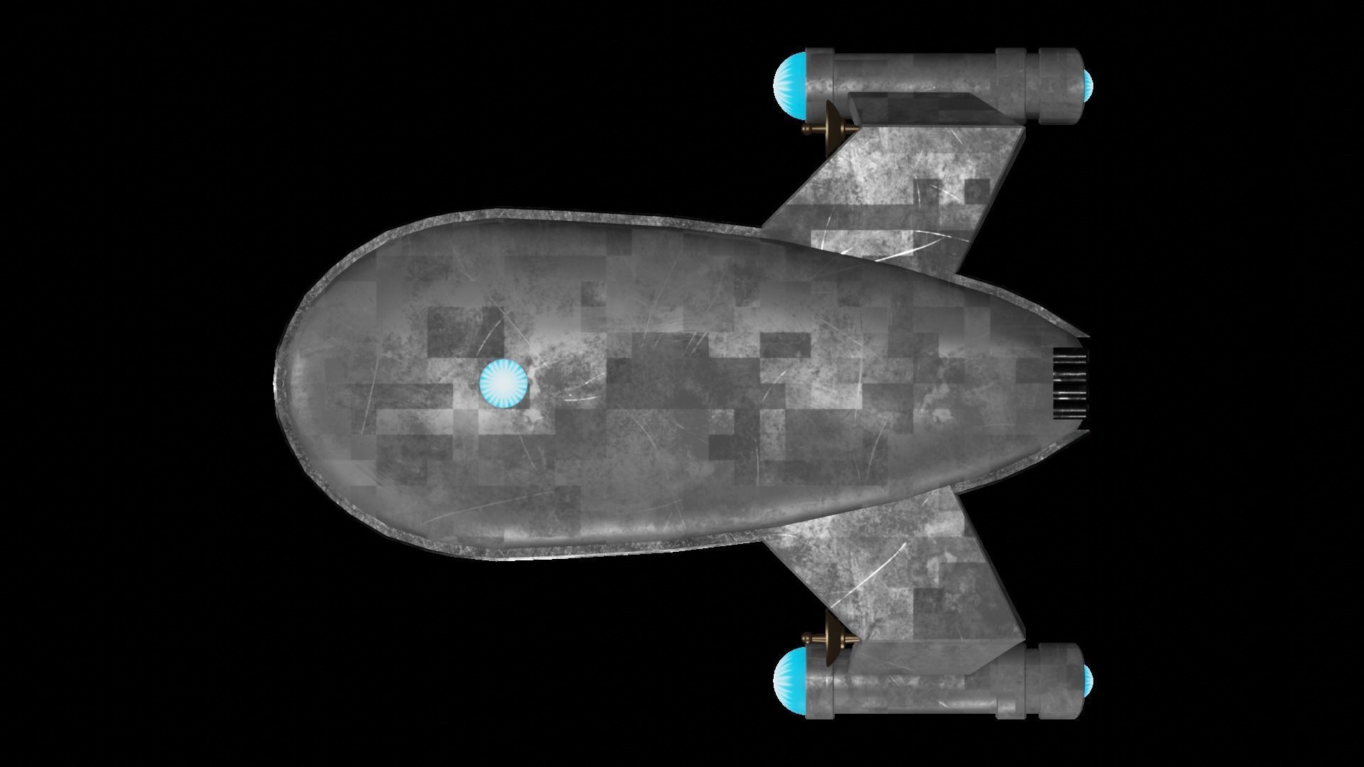 3D model Star Trek Class J Starship VR / AR / low-poly | CGTrader