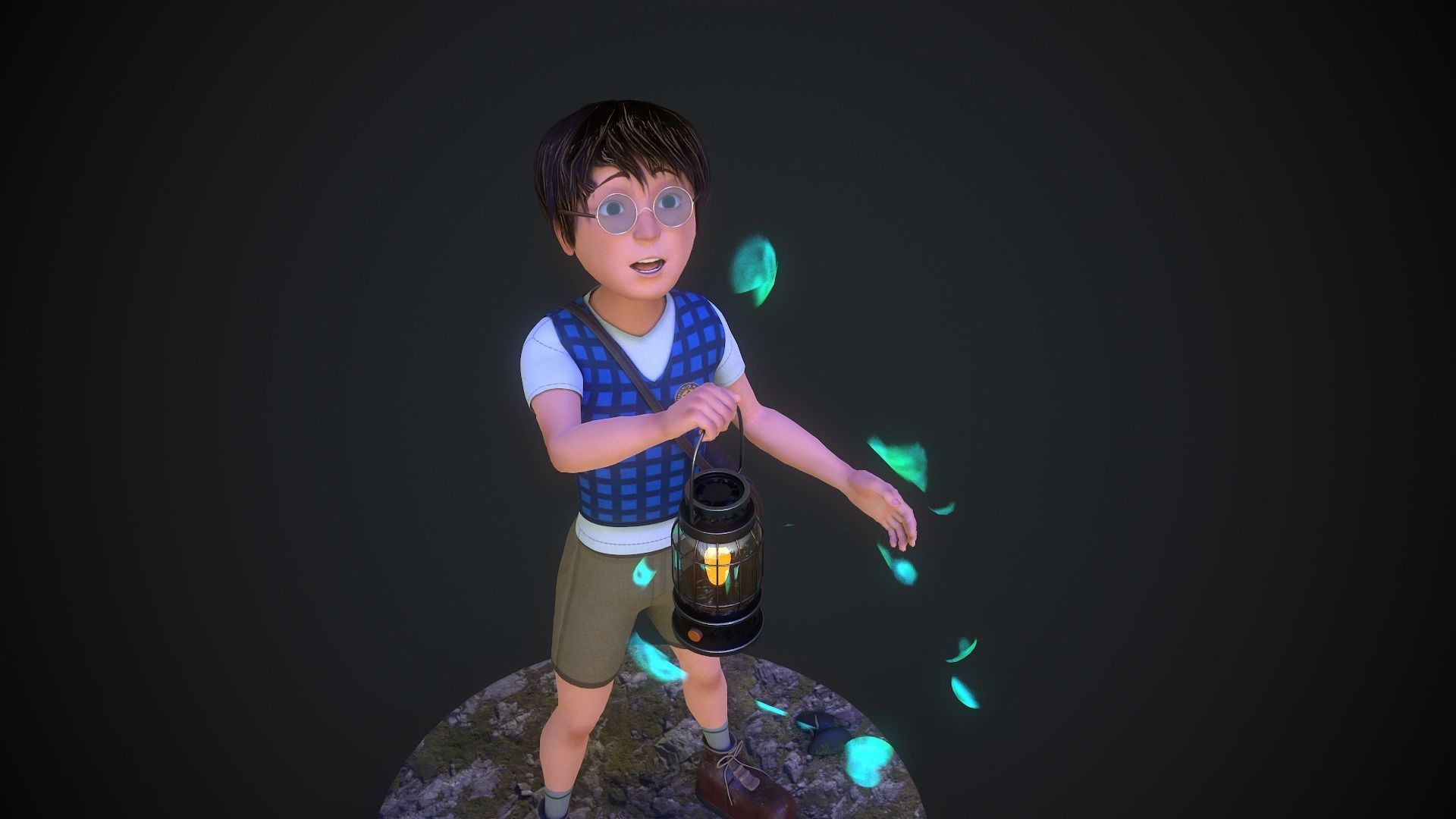 3D model Adventure Boy in a Fantasy World VR / AR / low-poly | CGTrader
