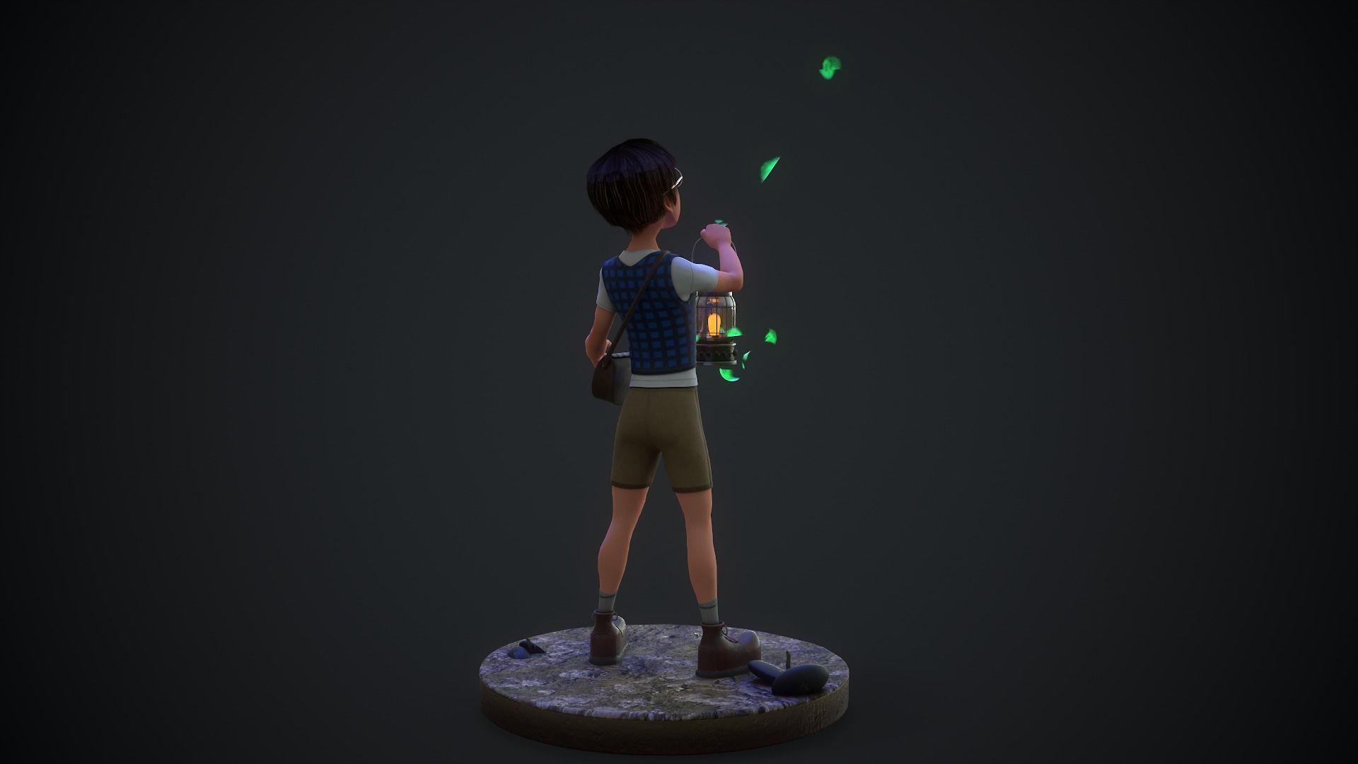3D model Adventure Boy in a Fantasy World VR / AR / low-poly | CGTrader