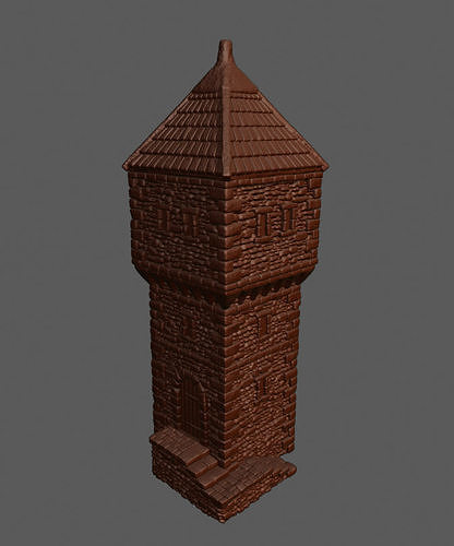 Guard Tower 3D Print 3D model 3D printable | CGTrader