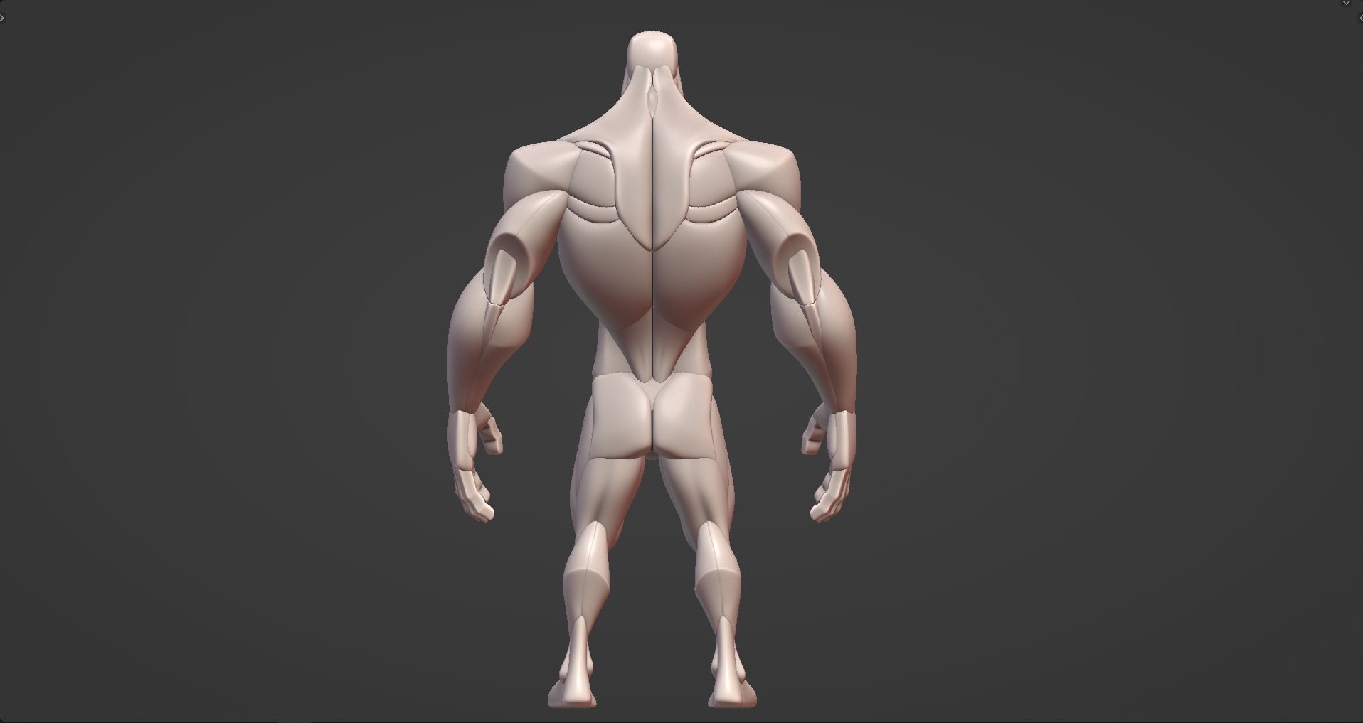 Stylized Big Guy Anatomy Blockout 3D model | CGTrader