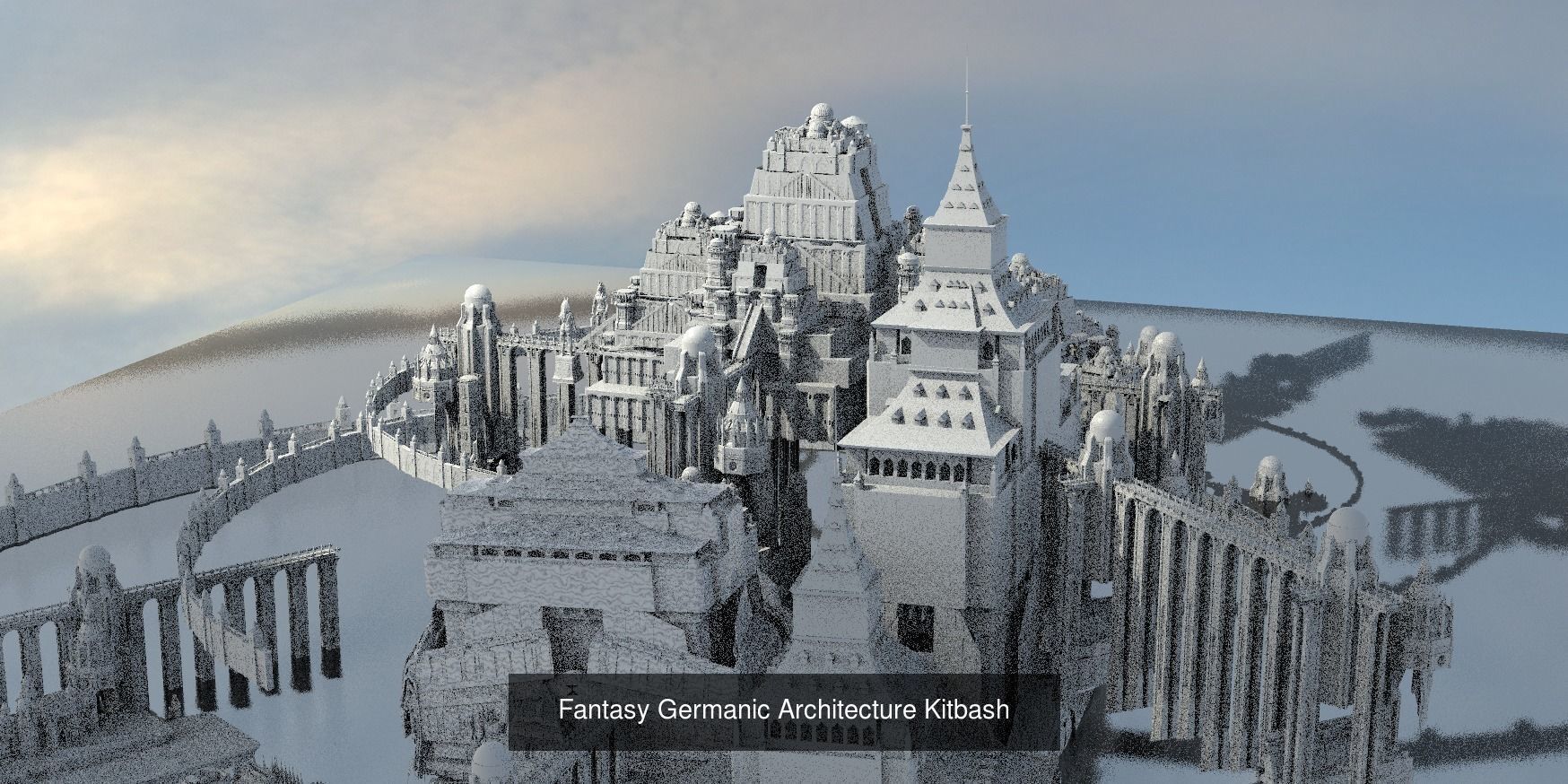 Germanic Architecture collection | CGTrader