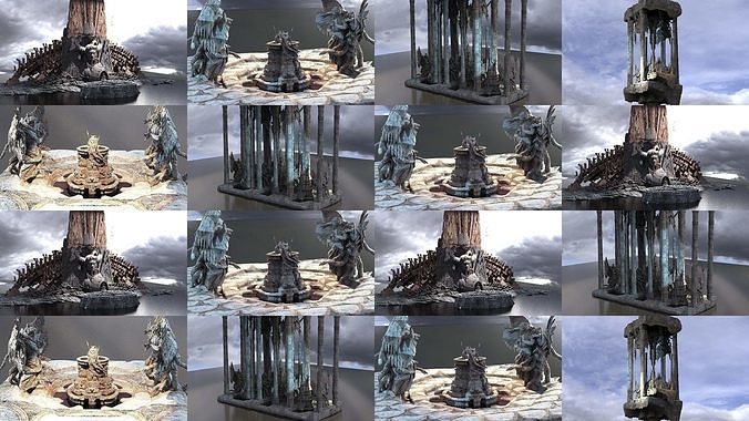 Evil Cults Temples Collection 1 | CGTrader