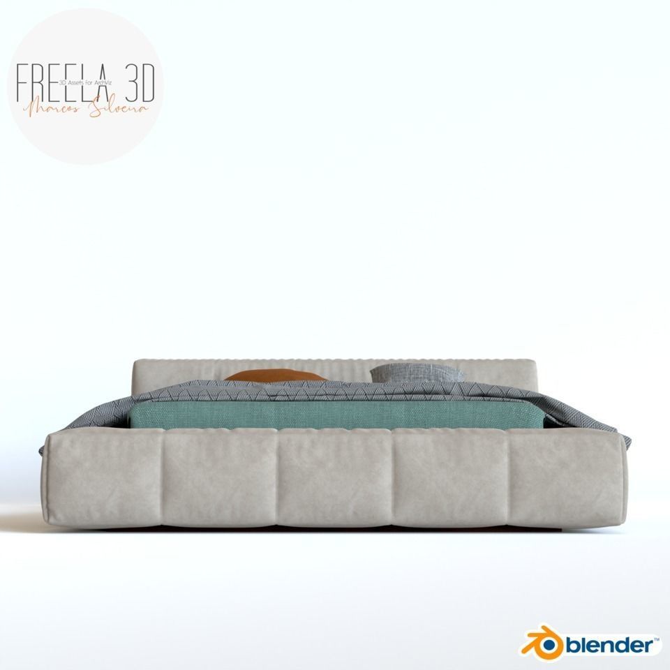 Bed Pix Box Large 3D model | CGTrader