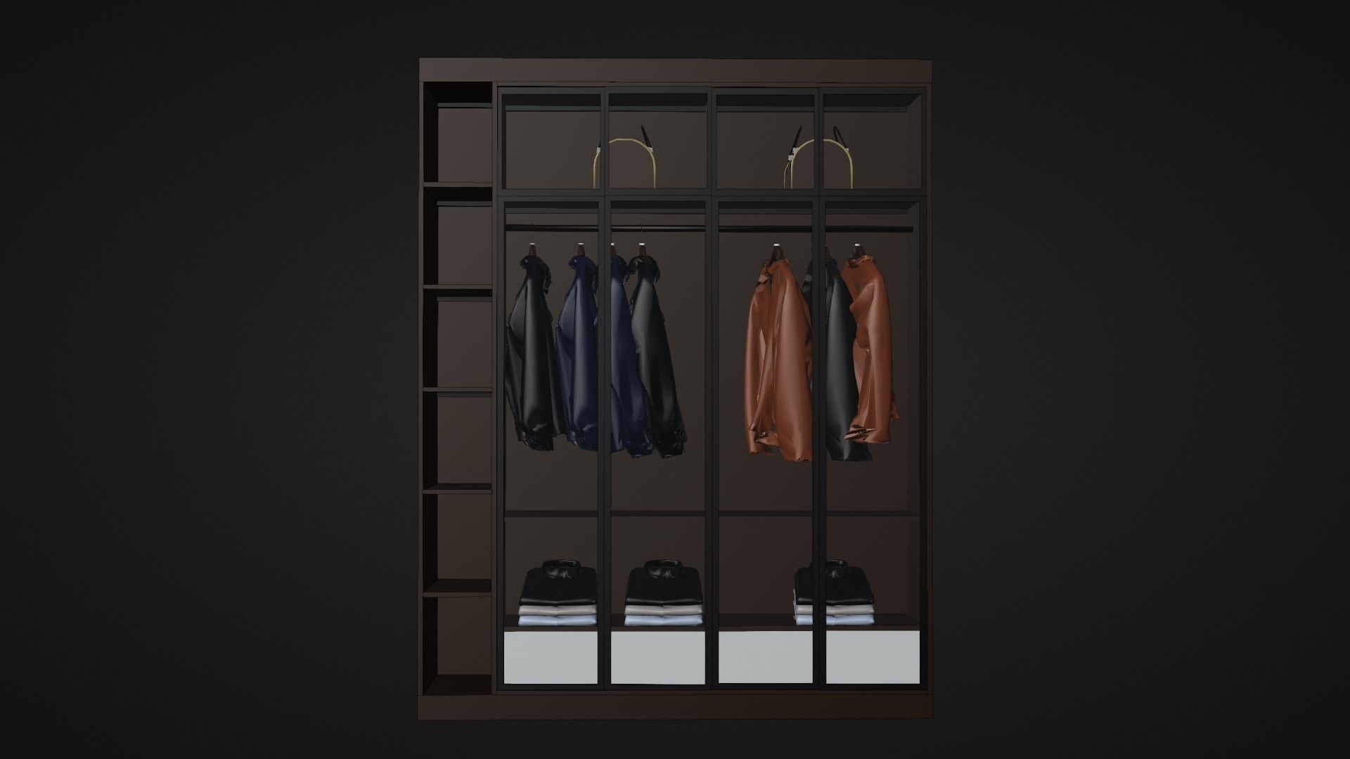 modern wardobe 15 3D model | CGTrader