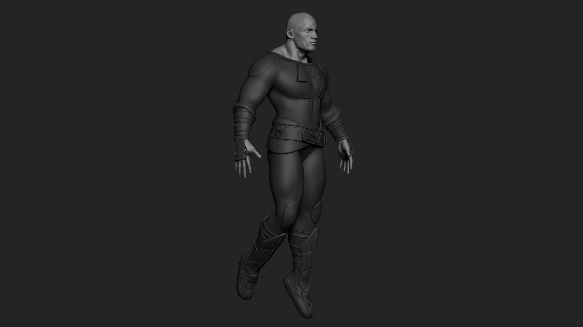 3D model Black adam VR / AR / low-poly | CGTrader