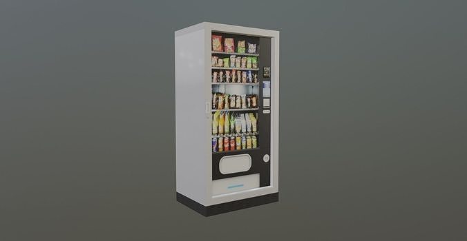3D model Vending Machine VR / AR / low-poly | CGTrader