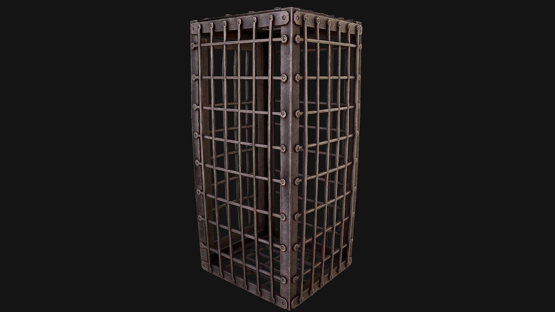 3D model Iron Prison Cage VR / AR / low-poly | CGTrader