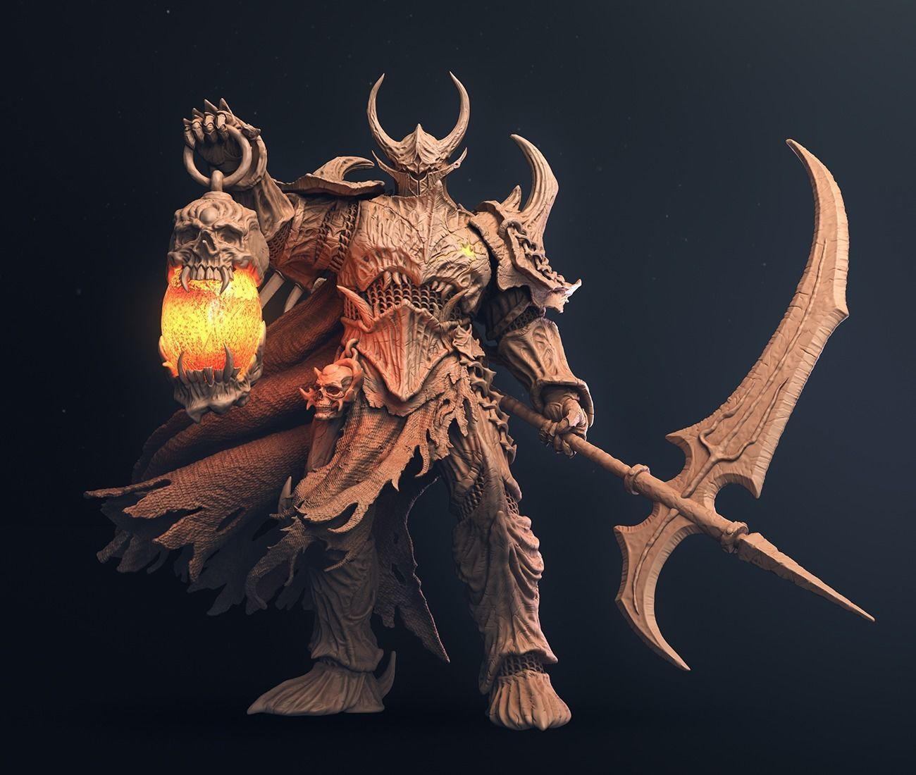 Retribution - Death Knight - Villain Design 3D model 3D printable ...