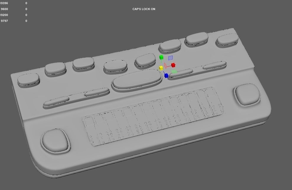 3D model braille musical instrument VR / AR / low-poly | CGTrader