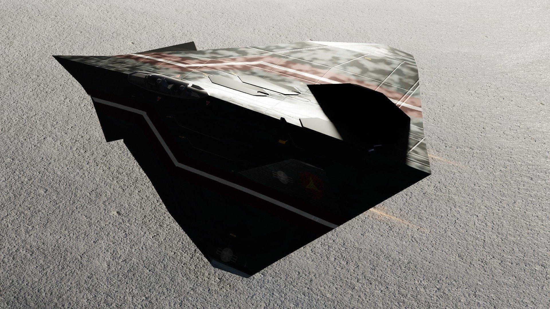 3D model Lockheed EFX-70 Panther 2 concept interceptor VR / AR / low ...