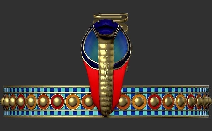 Cleopatra crown 3D model 3D printable | CGTrader