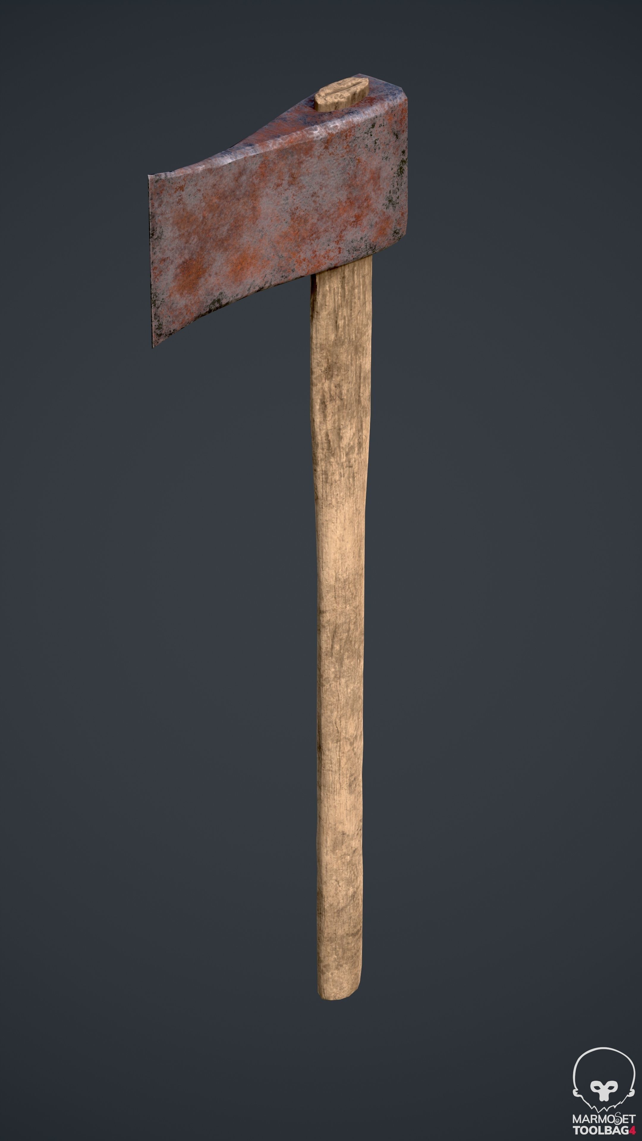 3D model Rusty Axe VR / AR / low-poly | CGTrader