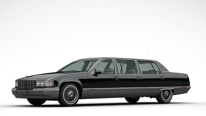Cadillac Fleetwood Limousine 3D model | CGTrader