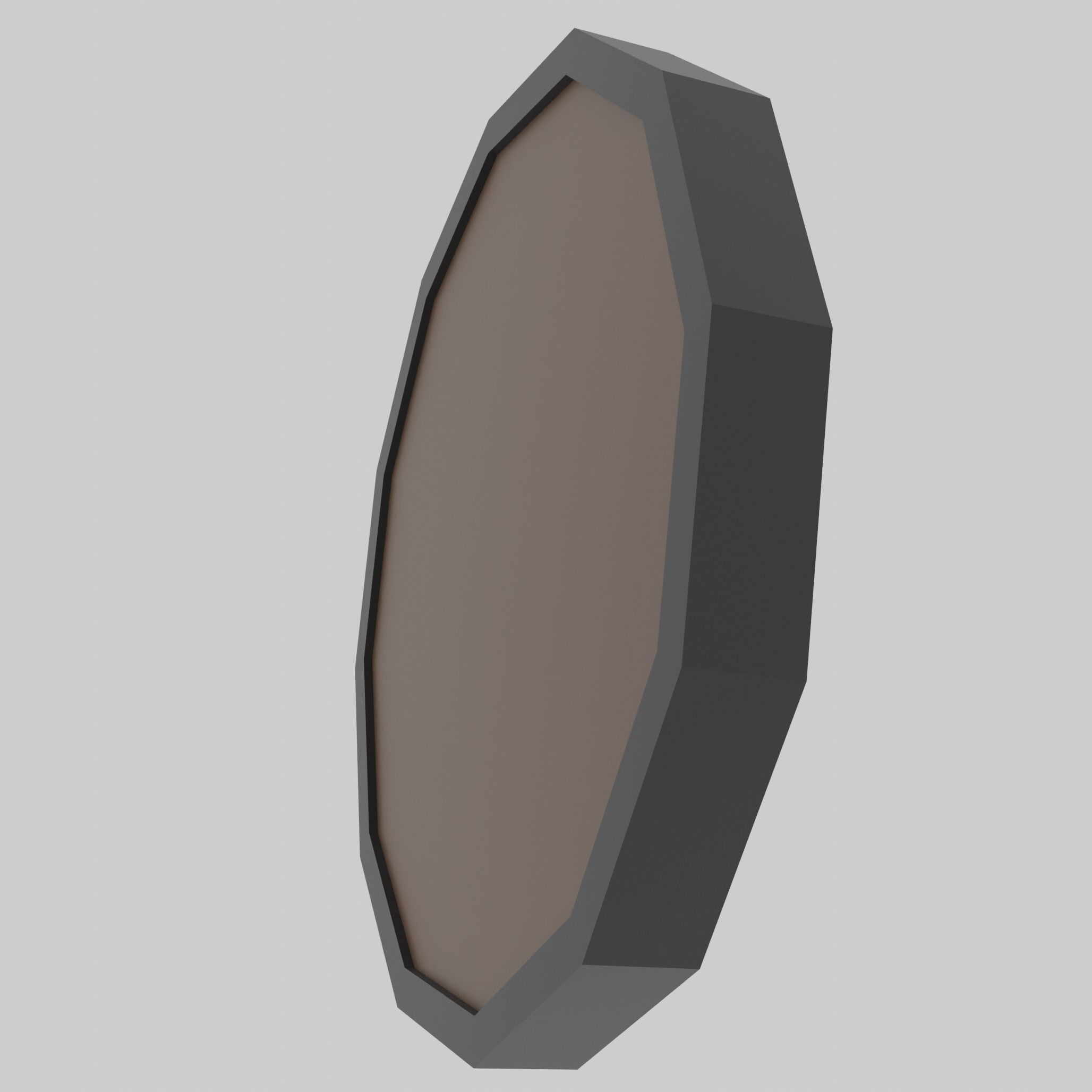 3D model Low Poly Clock octagonal VR / AR / low-poly | CGTrader