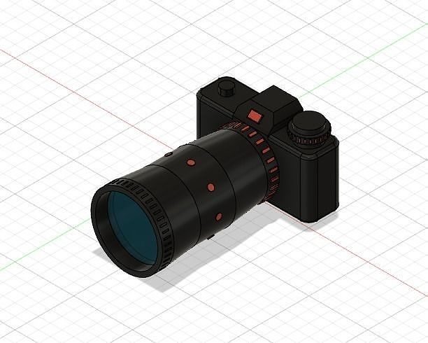 Custom Built Camera 3D model 3D printable | CGTrader