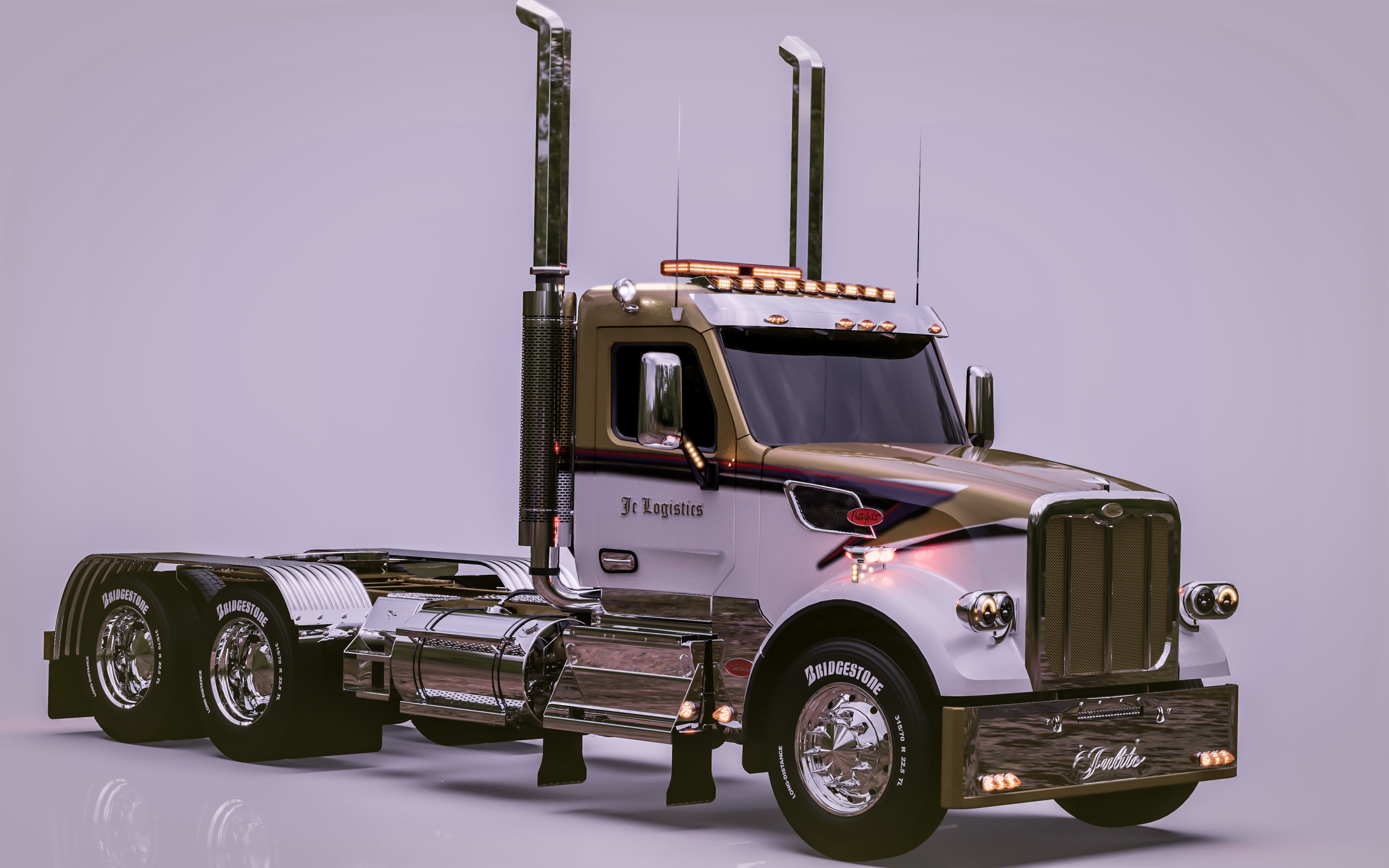 Peterbilt 567 DayCab 3D model | CGTrader