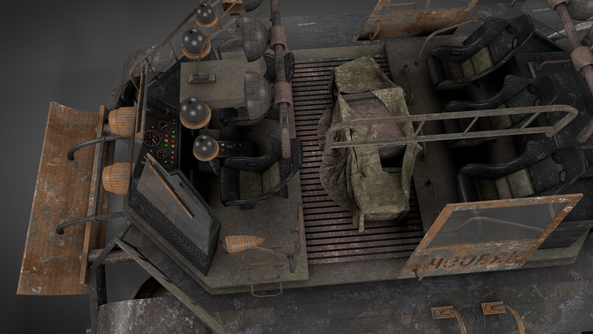 Screw Propelled Amphibious Vehicle 3D model | CGTrader