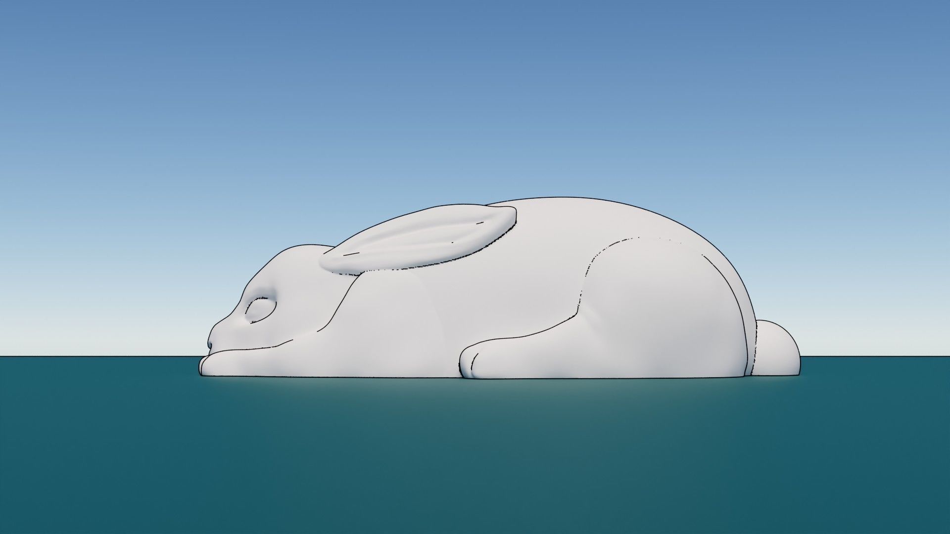 Bunny 3d printed 3D model 3D printable | CGTrader