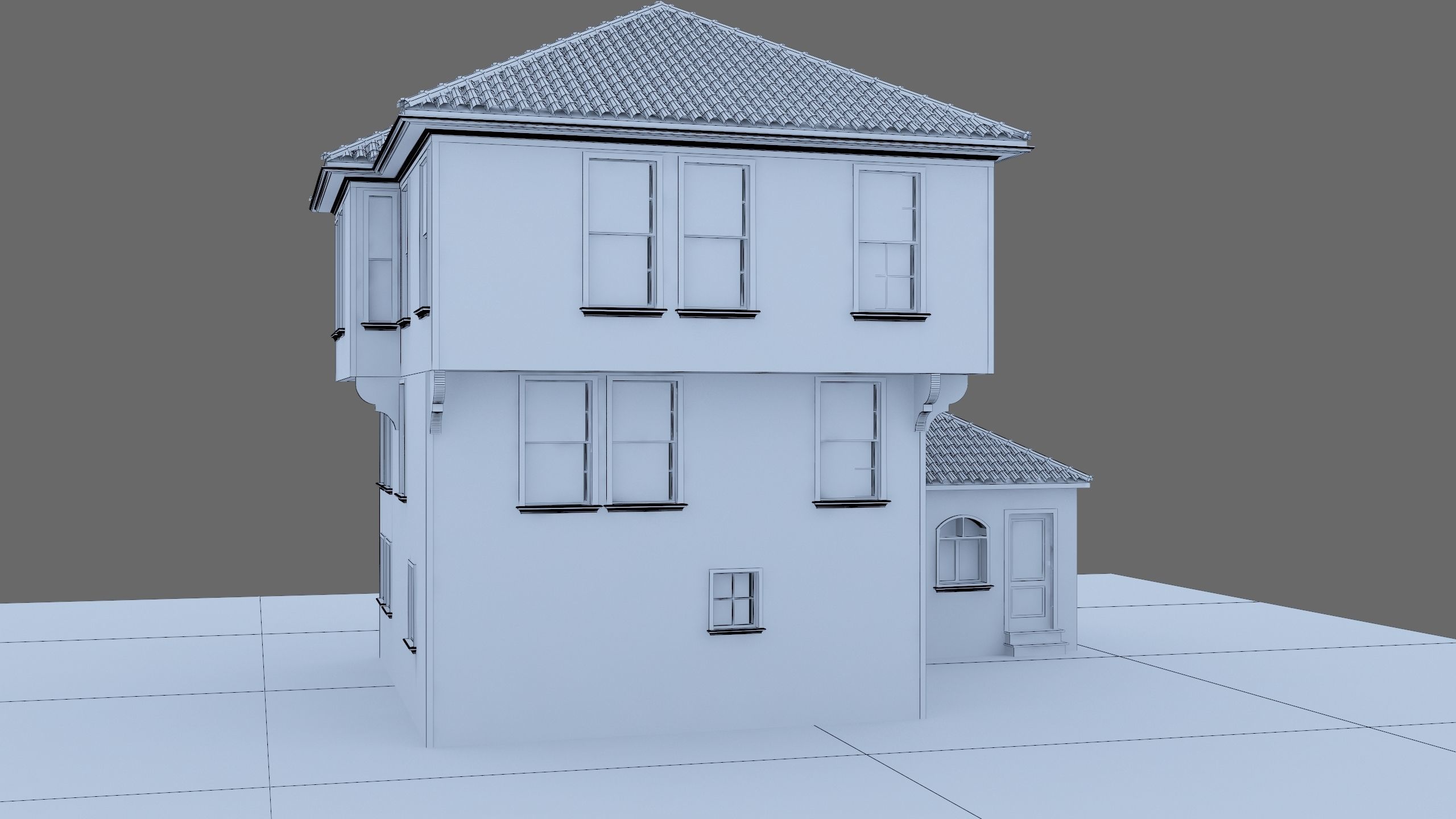 3D model Safranbolu Style Old Turkish House Building - Home VR / AR ...