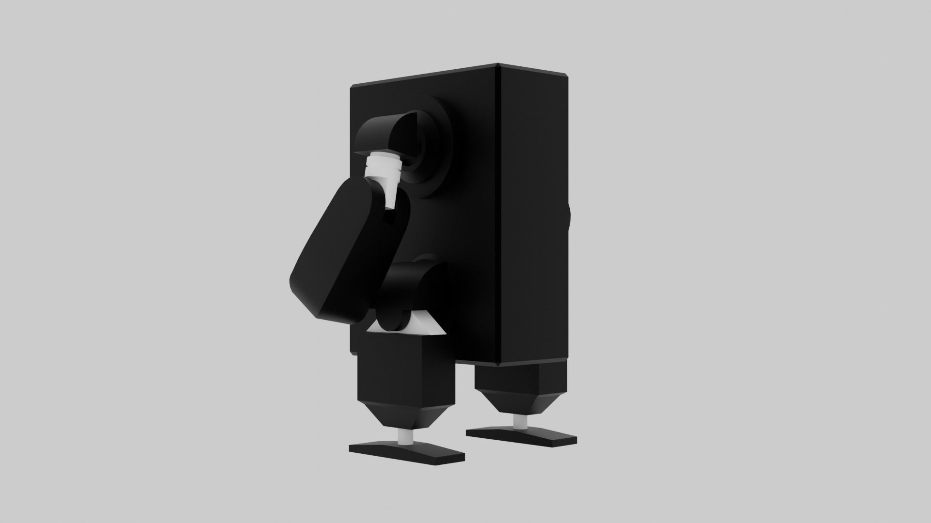 3D model Low poly robot VR / AR / low-poly | CGTrader