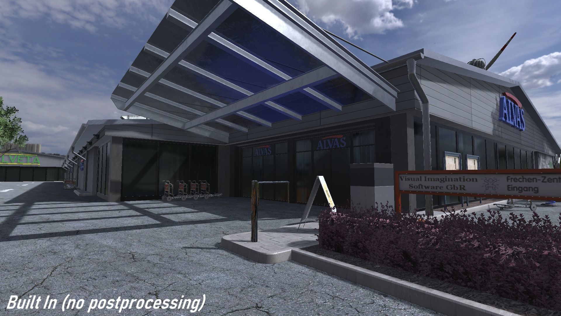 3D model Mall Enviroment - Unity3D VR / AR / low-poly | CGTrader