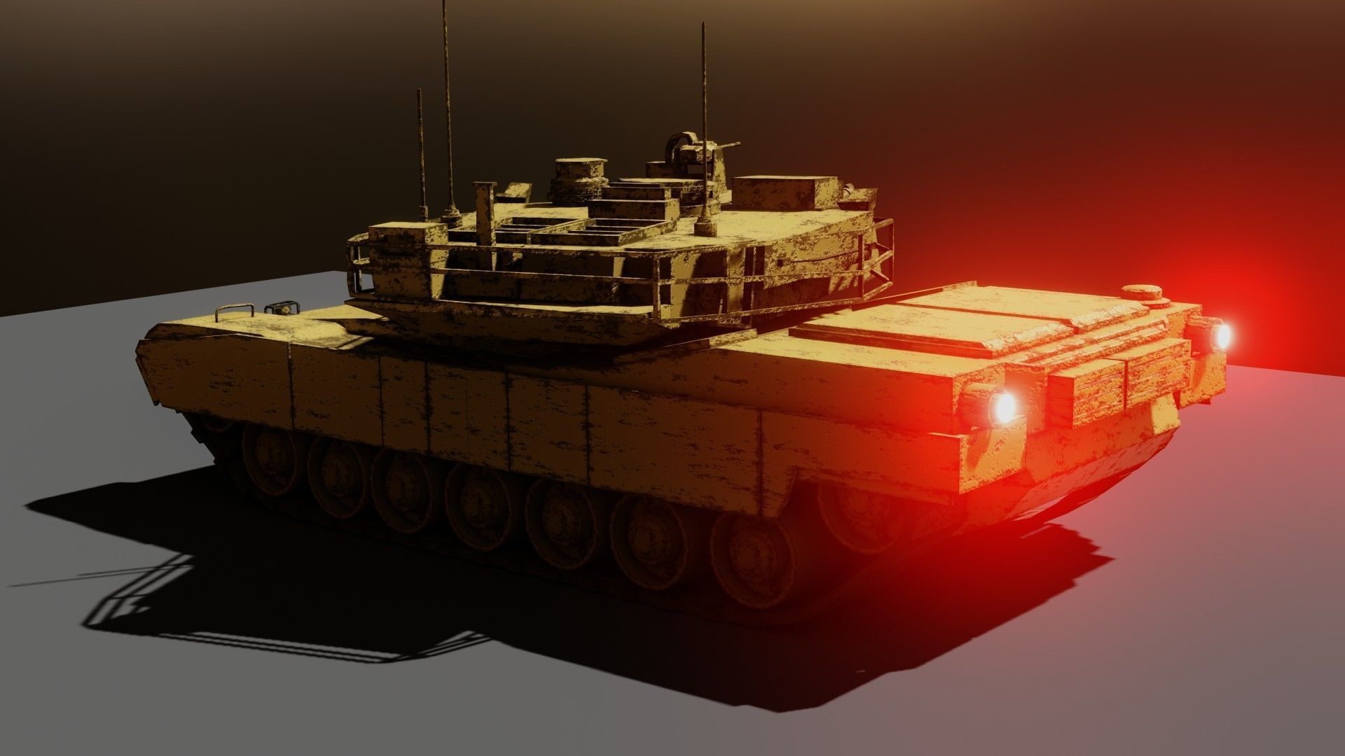 3D model Battle tank game ready VR / AR / low-poly | CGTrader