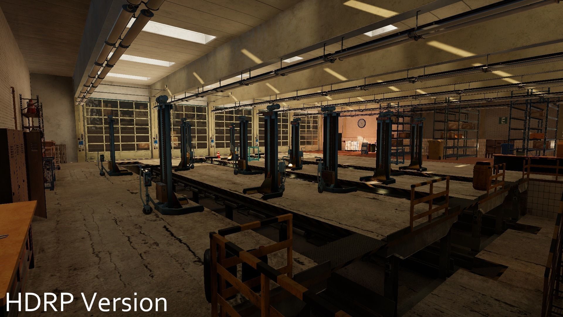 3D model High Detail Car Repair Shop - Unity3D VR / AR / low-poly ...