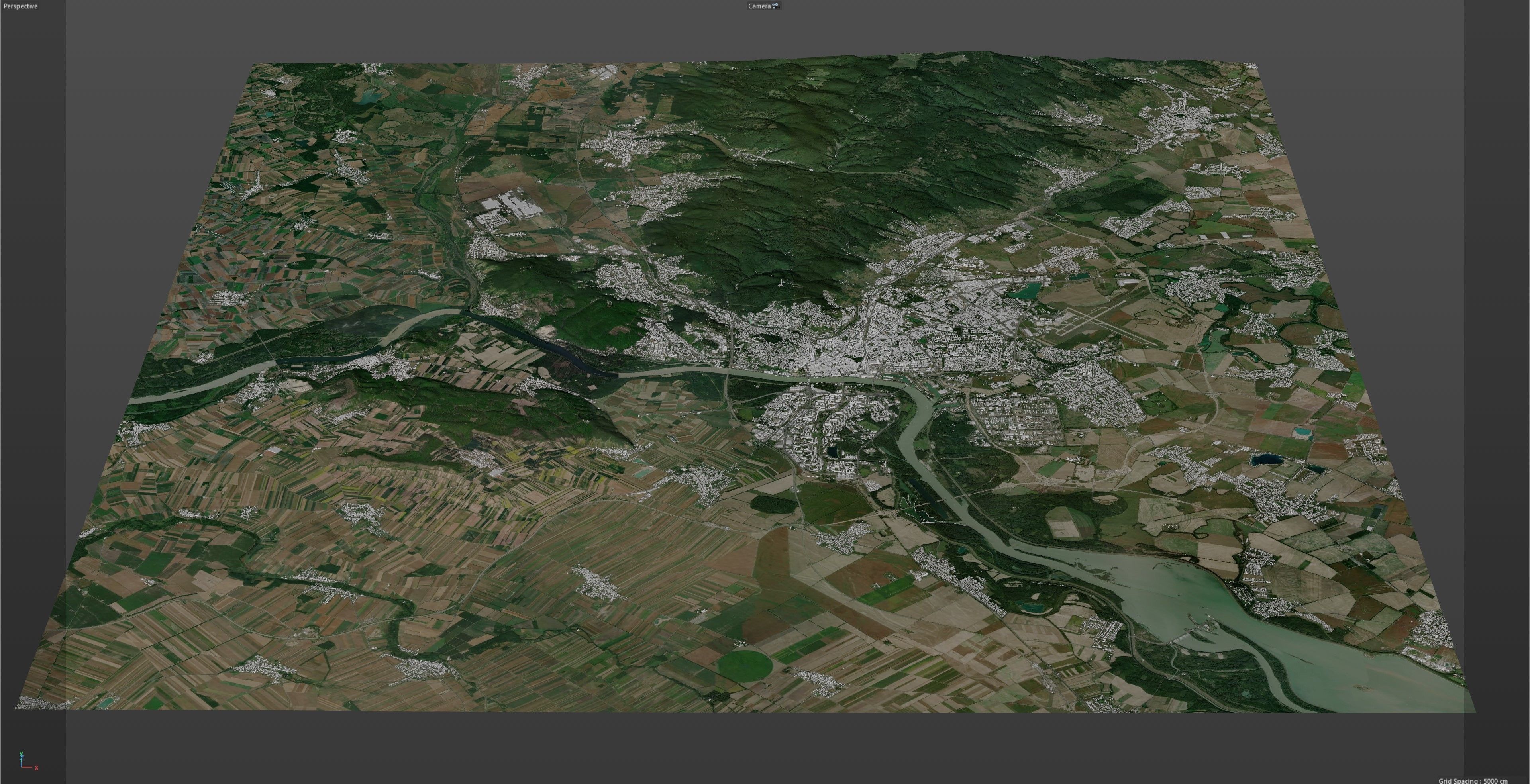 Bratislava City Terrain 3D model | CGTrader