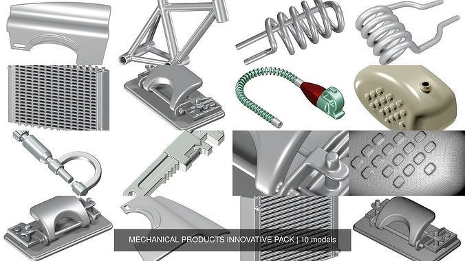 MECHANICAL PRODUCTS INNOVATIVE PACK 3D Model Collection | CGTrader