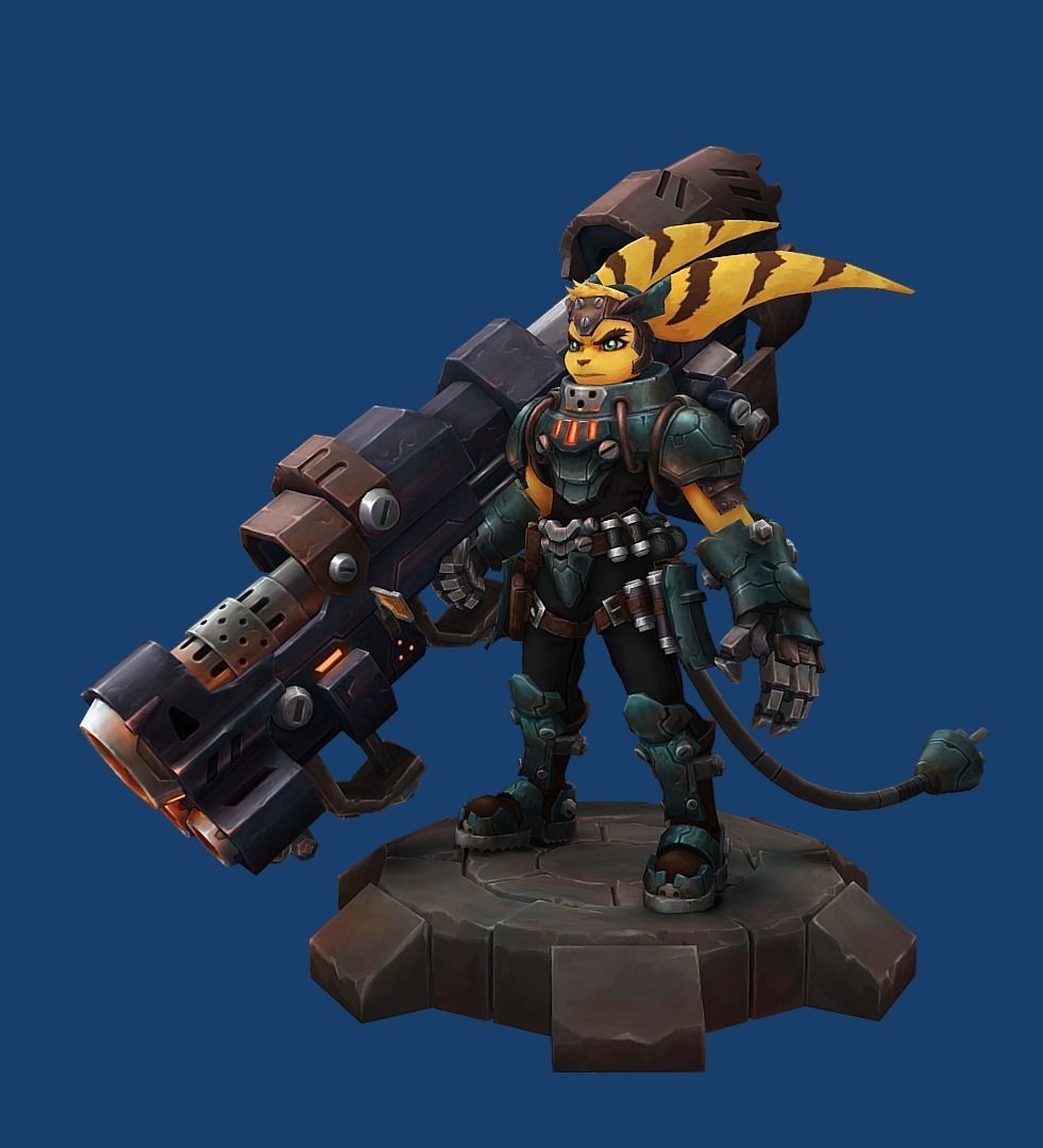 Corrupted Star Guardian KaiSa and Ratchet 3D Prints STL File 3D model ...