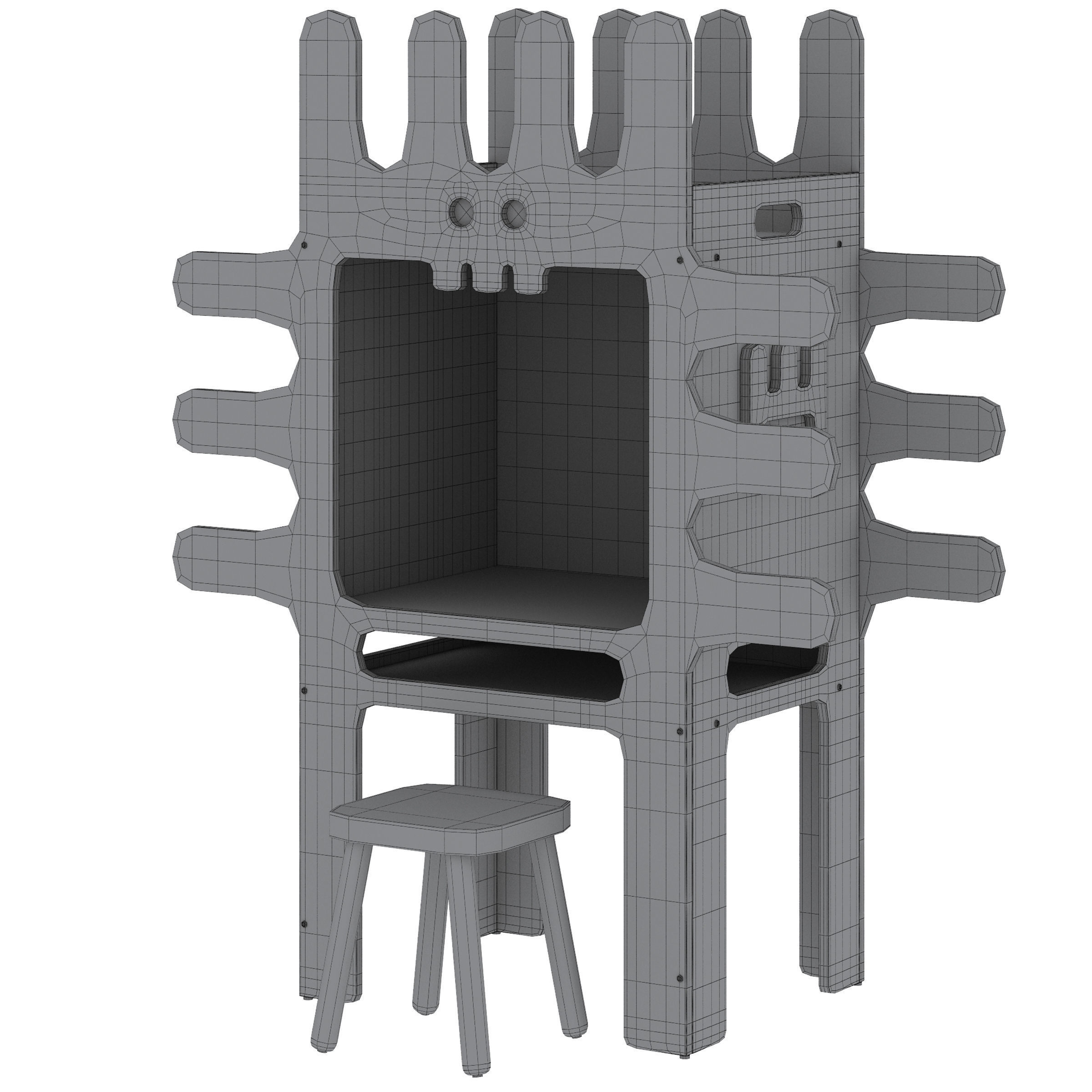 Leo desk by xo-inmyroom 3D model | CGTrader