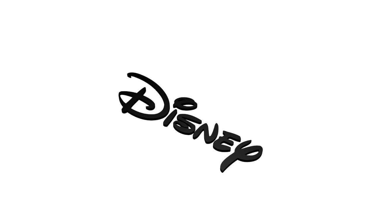 Disney Logo 3D model | CGTrader