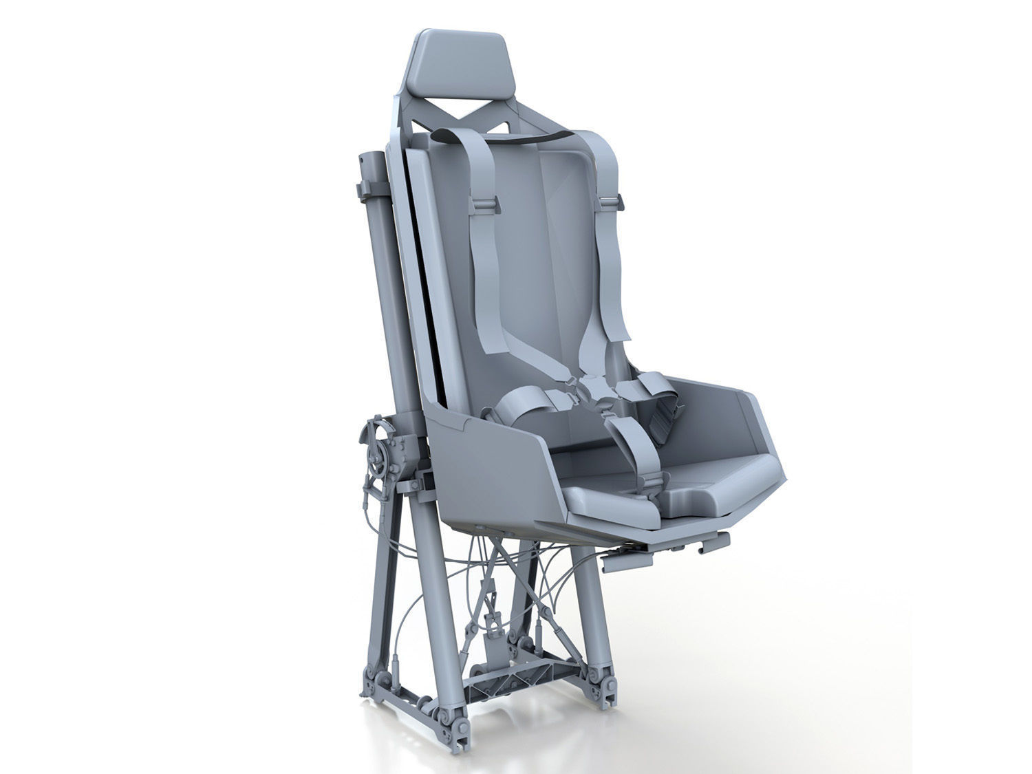 Helicopter Pilot Seat 3D model | CGTrader