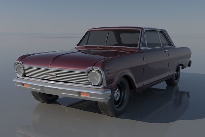 Chevrolet Nova 1965 3D model 3D printable | CGTrader