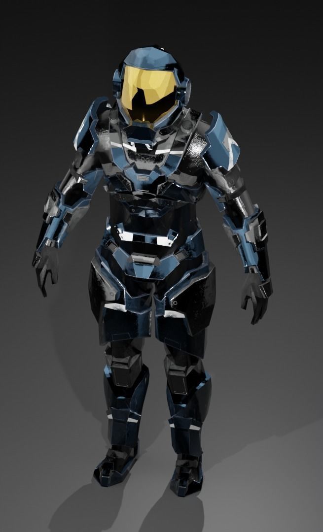 3D model Cyborg armor VR / AR / low-poly | CGTrader