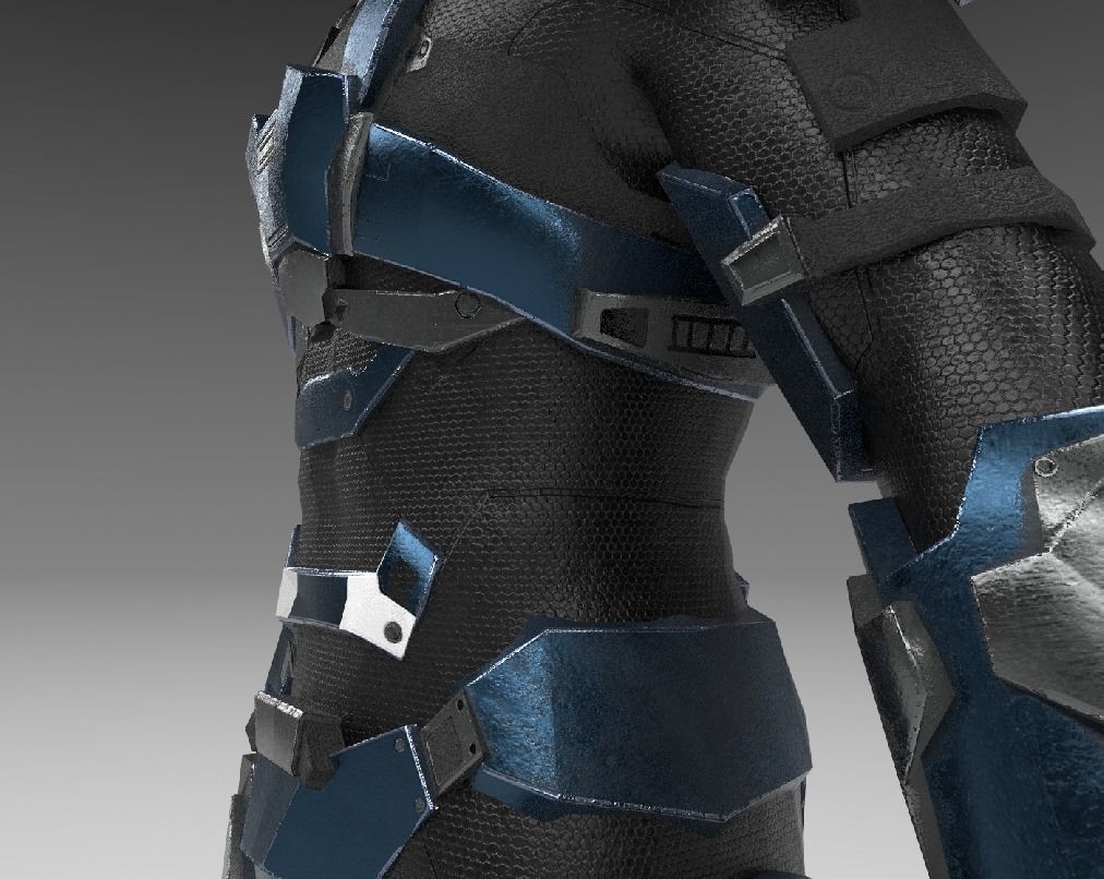 3D model Cyborg armor VR / AR / low-poly | CGTrader