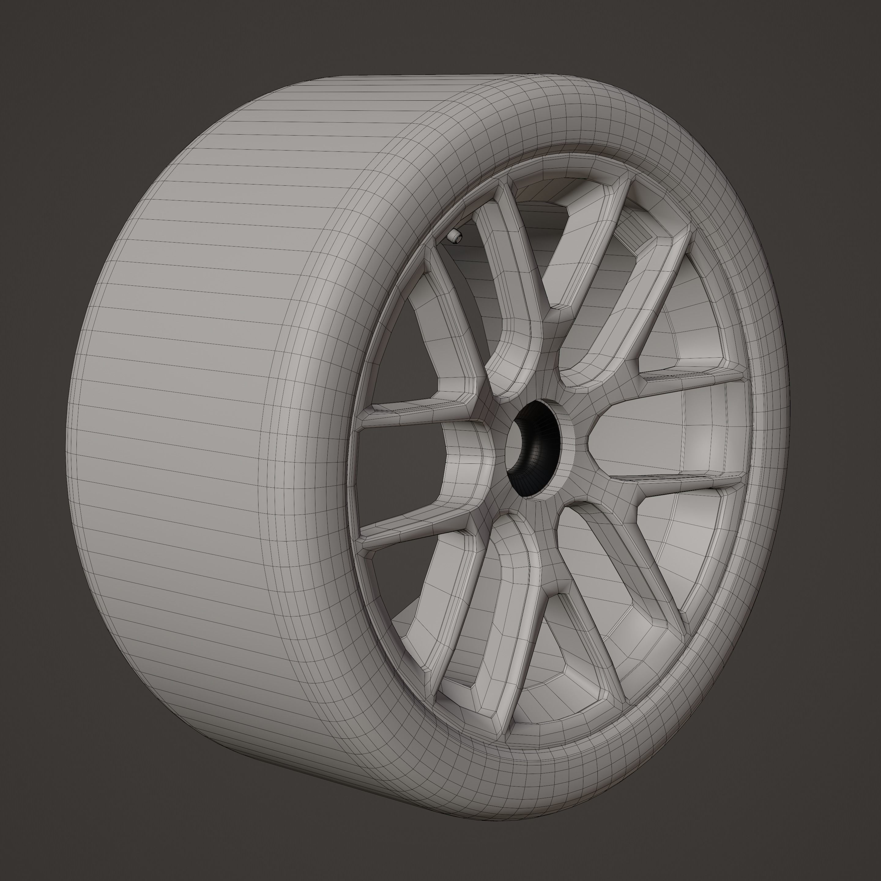 MICHELIN Racing Wheel HighPoly LowPoly 3D model | CGTrader