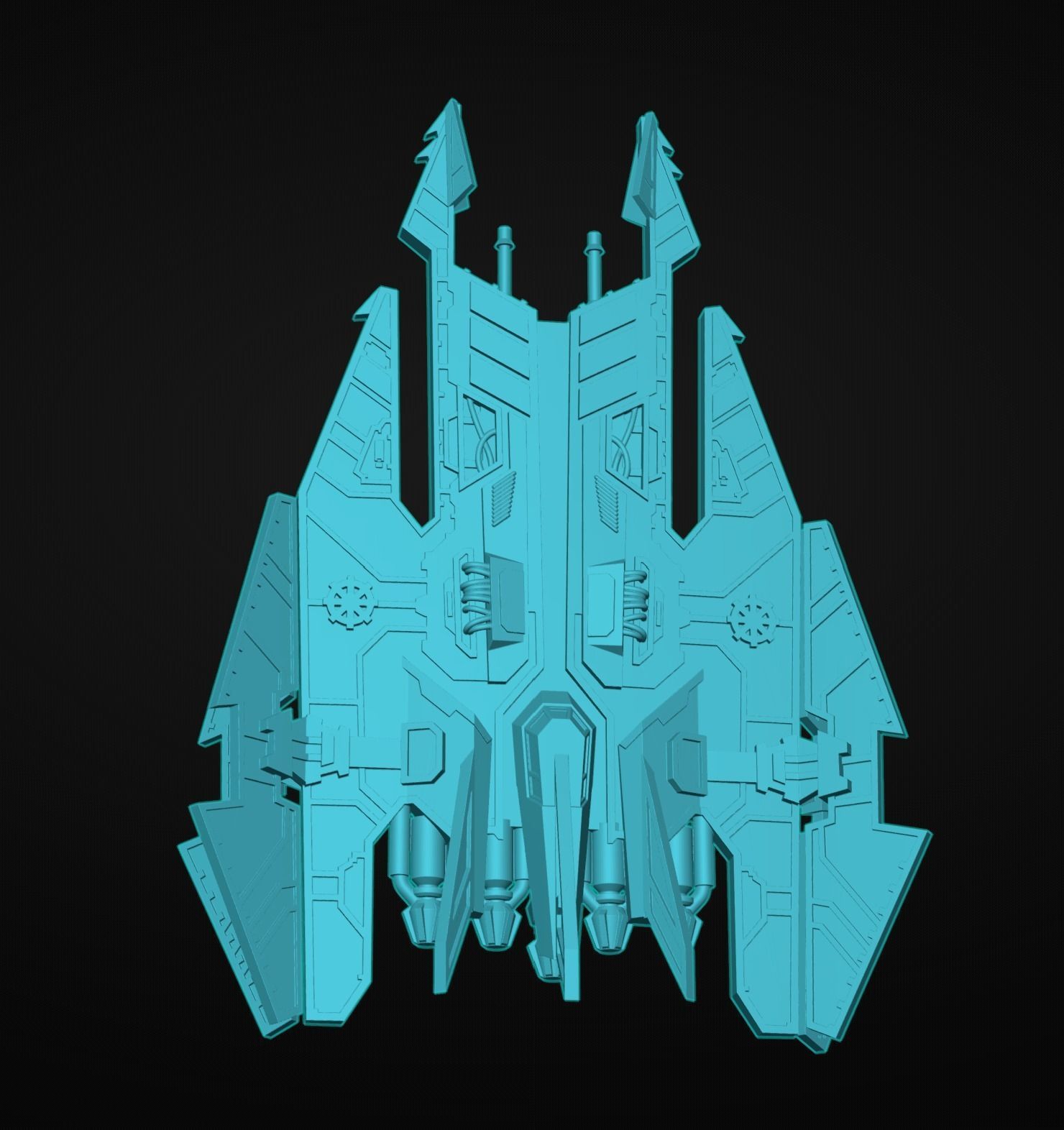 HARBINGER CHAOS BOMBER 3D model 3D printable | CGTrader