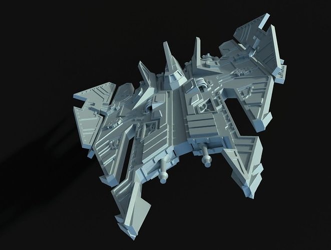 HARBINGER CHAOS BOMBER 3D model 3D printable | CGTrader
