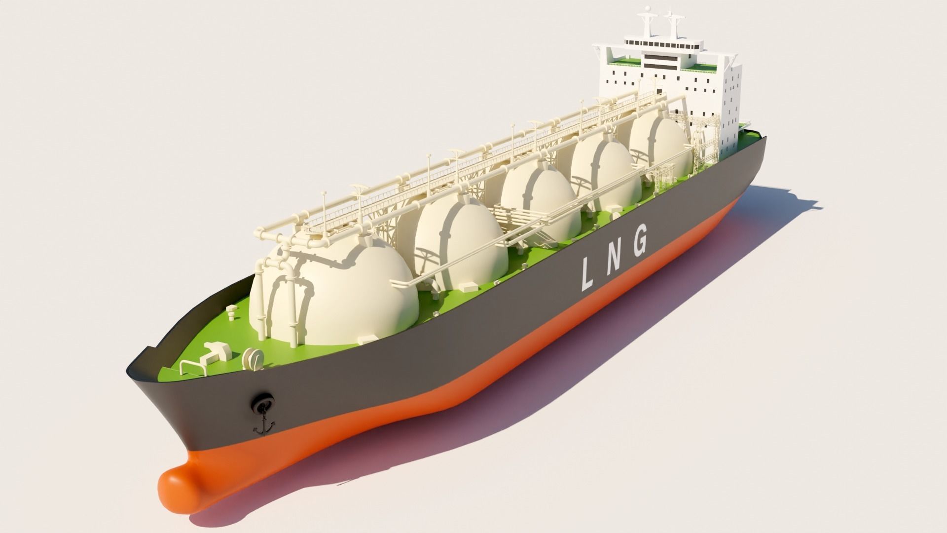 LNG Ship 3D model | CGTrader