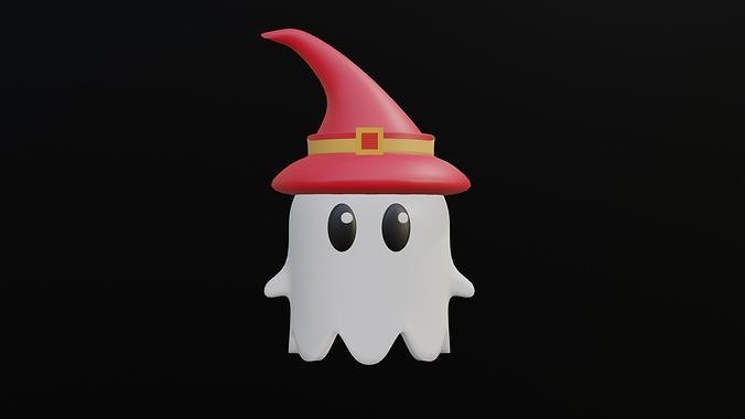 Ghost character- cartoon type 3D model | CGTrader